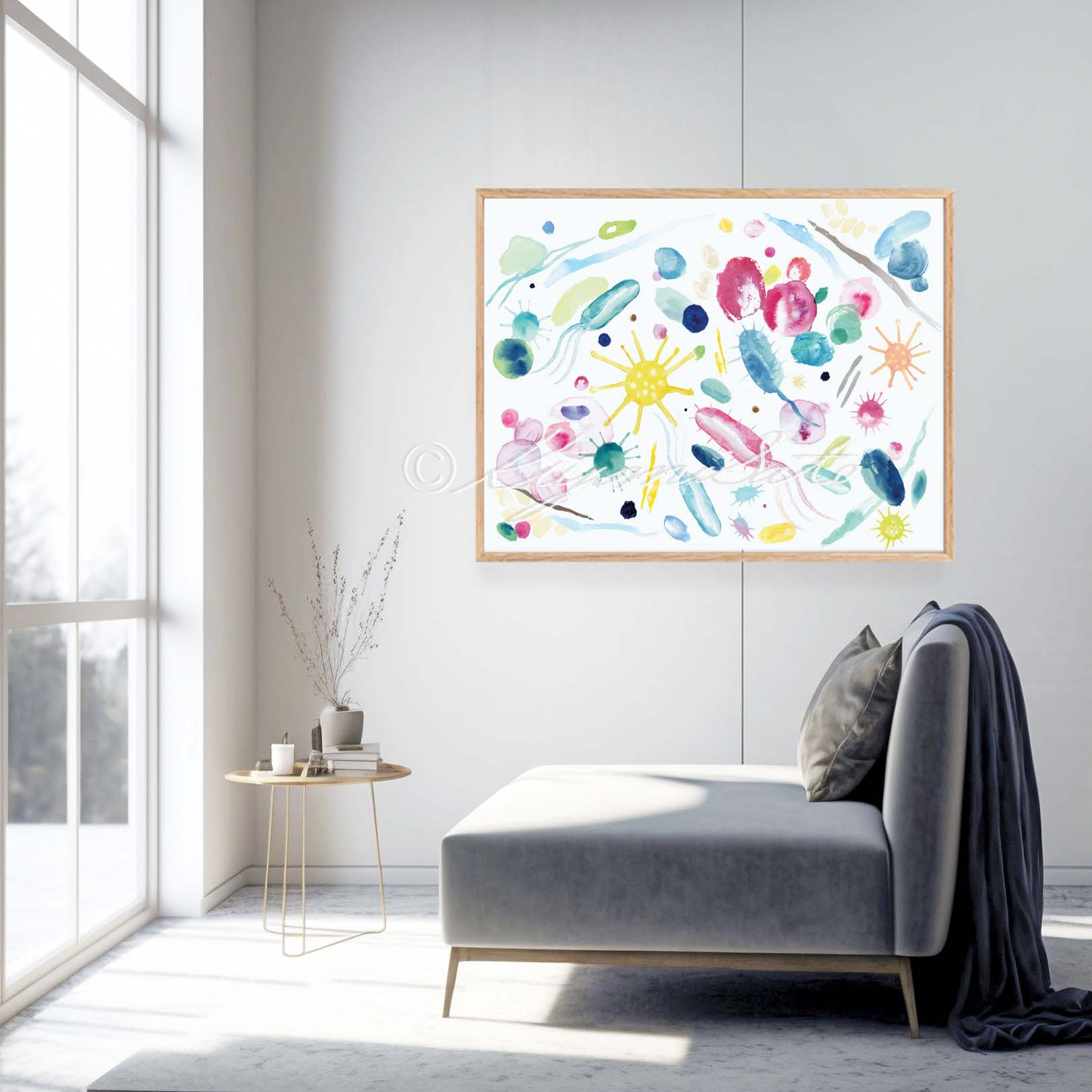 Amoeba Virus Bacteria Poster – The Forest Cloak