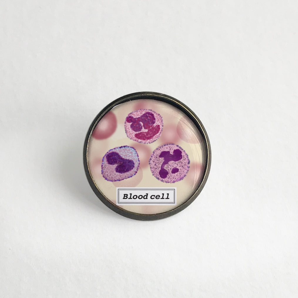 Blood Cells Lapel Pin – The Forest Cloak