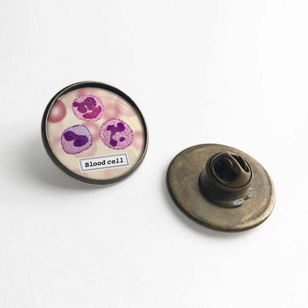Blood Cells Lapel Pin – The Forest Cloak