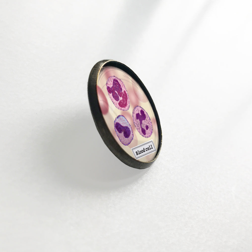 Blood Cells Lapel Pin – The Forest Cloak