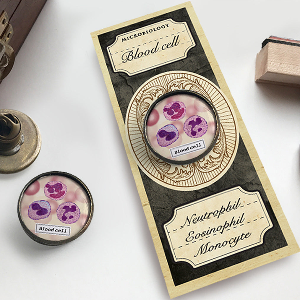 Blood Cells Lapel Pin – The Forest Cloak