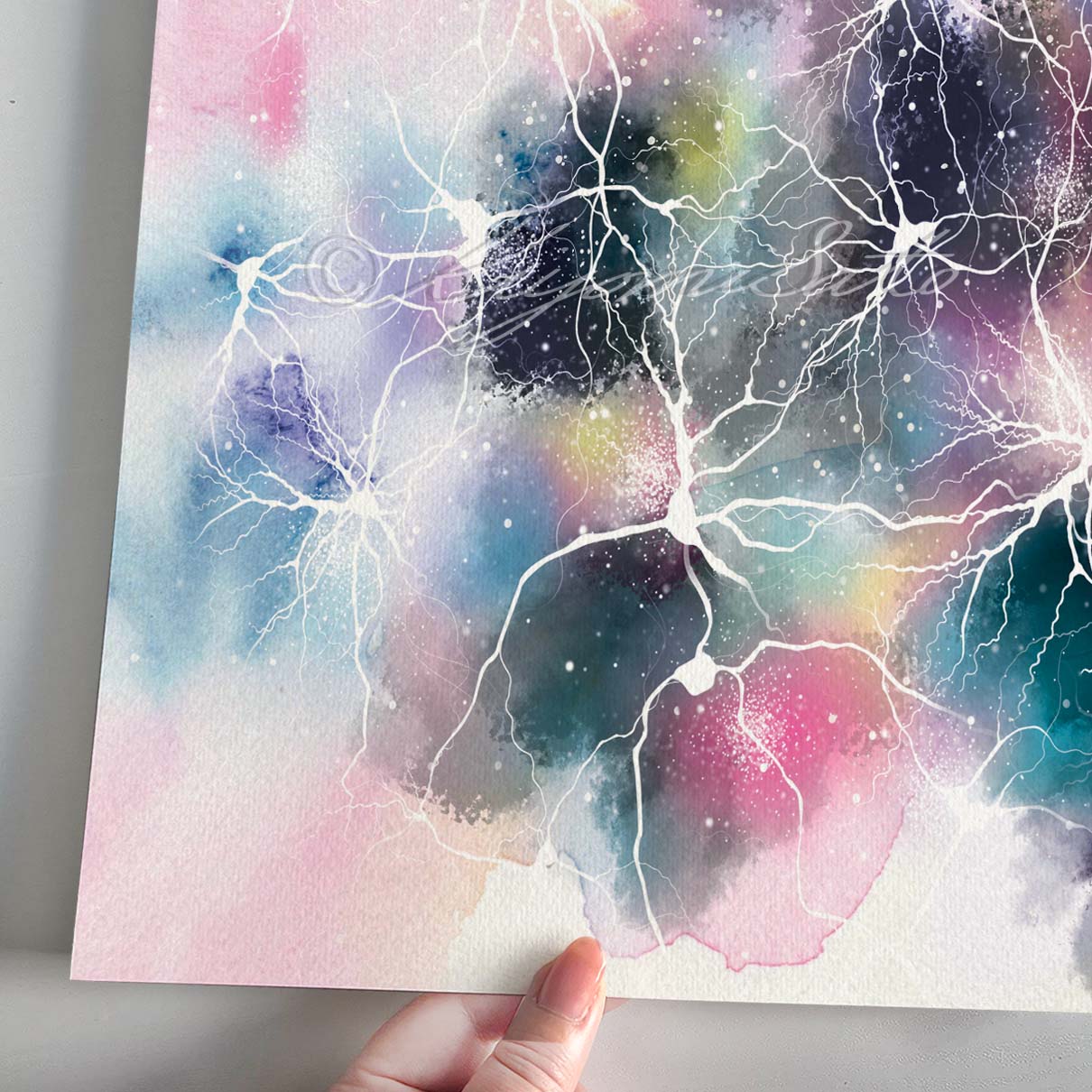 Firing Synapse Galaxy Abstract Art – The Forest Cloak