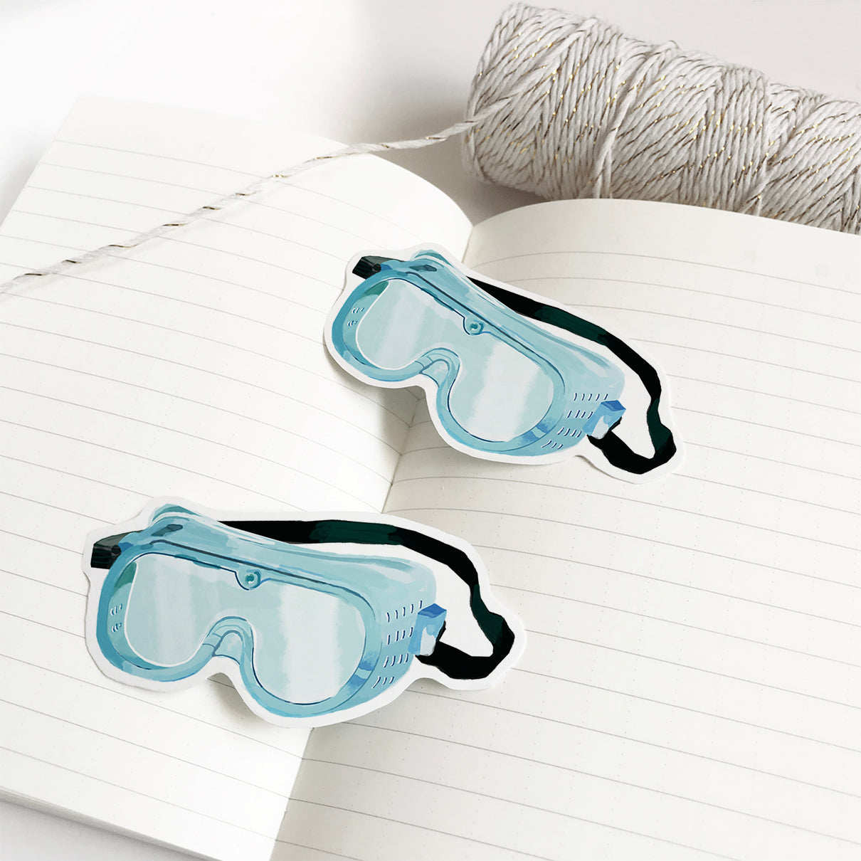 Lab Goggle Vinyl Sticker – The Forest Cloak