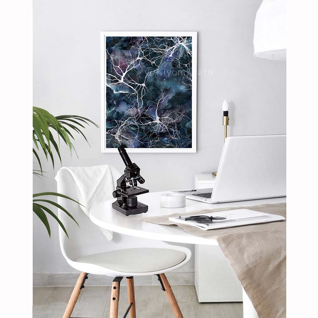 Neuron Galaxy Art – The Forest Cloak