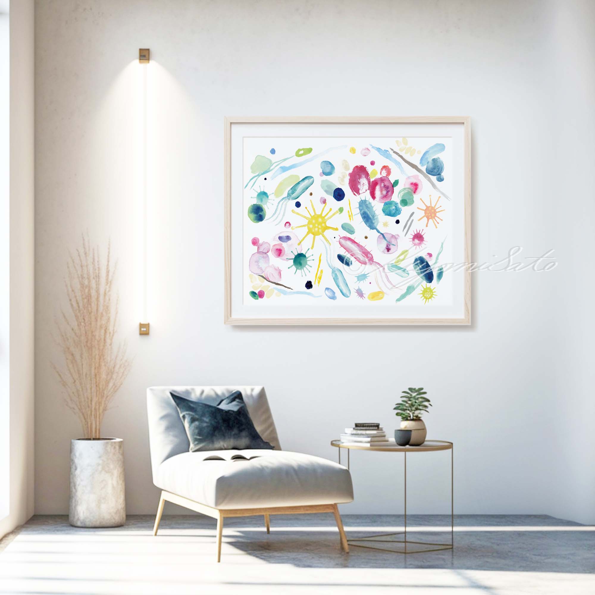 Amoeba Virus Bacteria Poster – The Forest Cloak