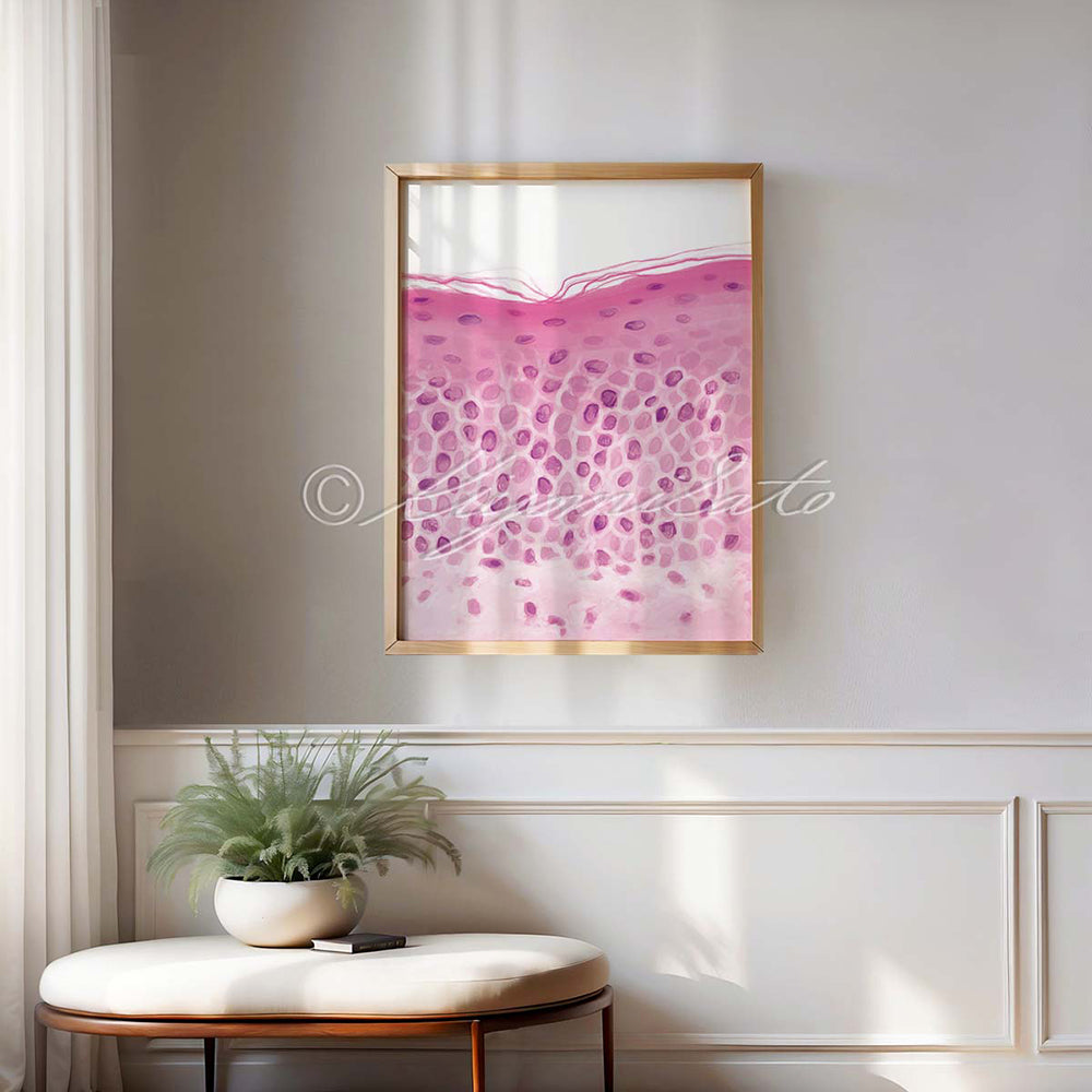 Parakeratosis pathology art print – The Forest Cloak