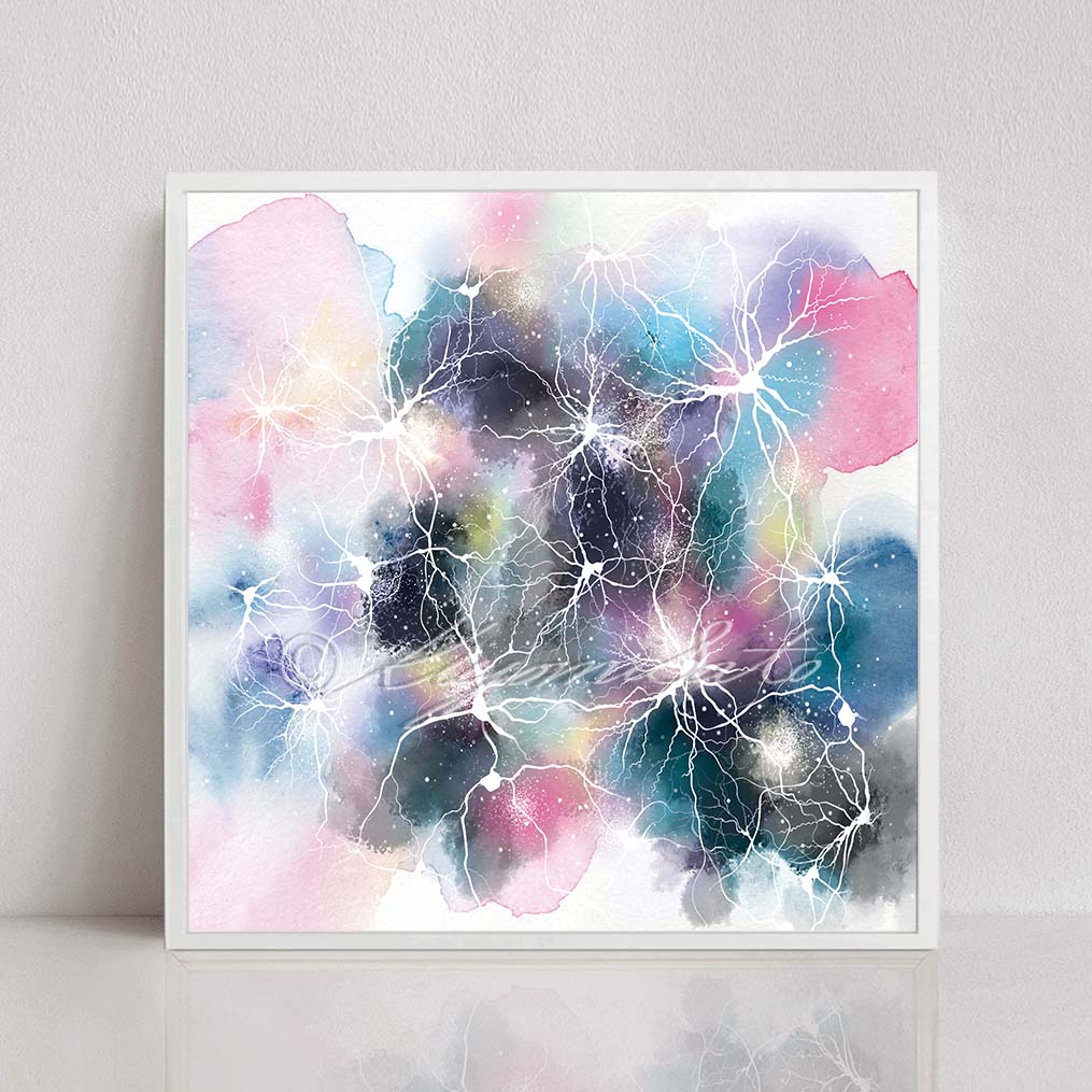 Firing Synapse Galaxy Abstract Art – The Forest Cloak