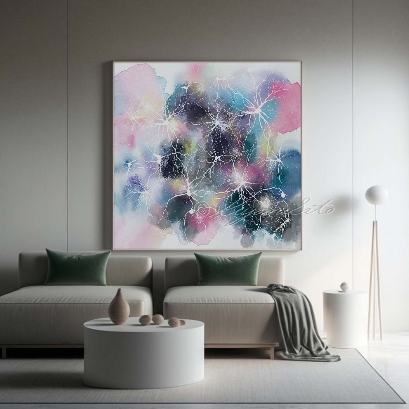 Firing Synapse Galaxy Abstract Art – The Forest Cloak